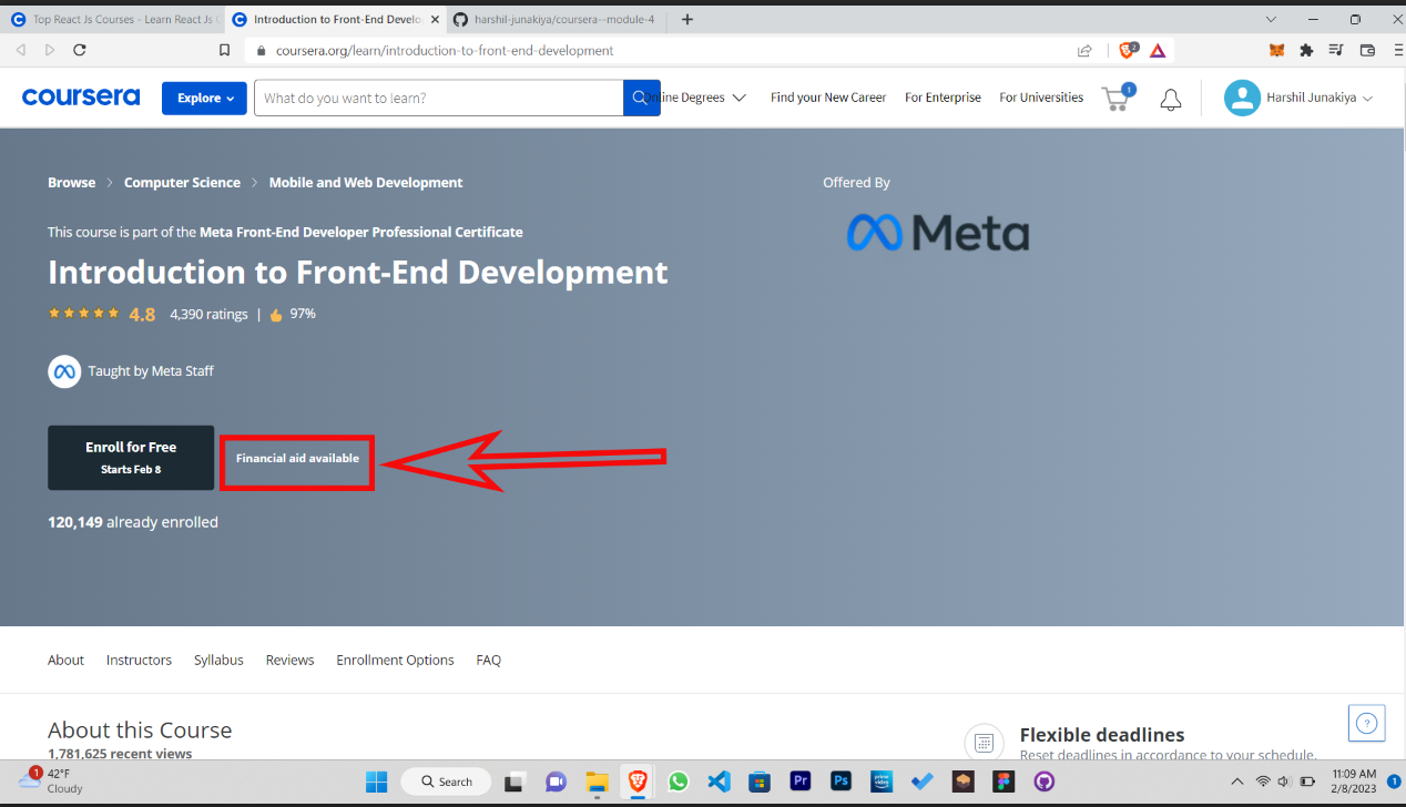 Coursera Free Certificate
